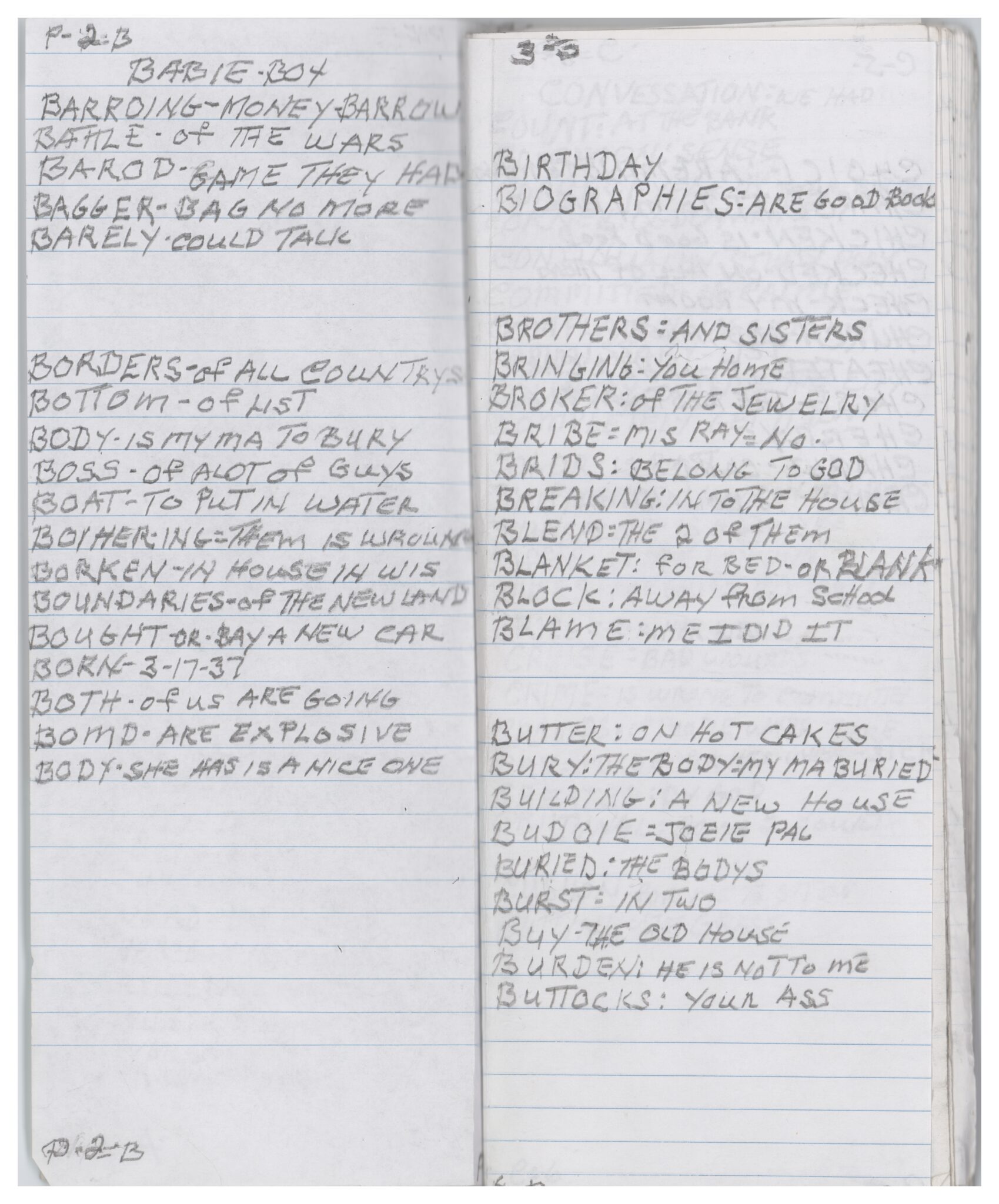 Artifact Spotlight: Frank Calabrese Sr.’s handmade dictionary - The Mob ...
