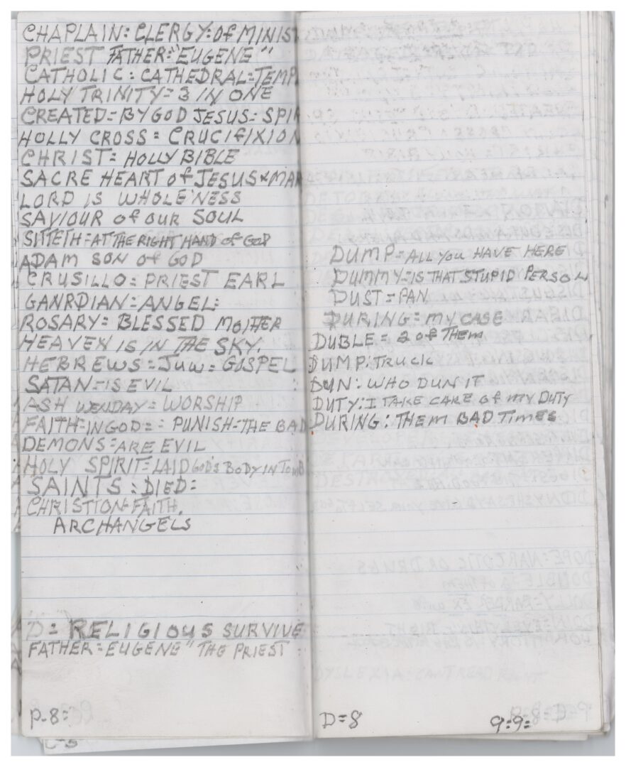 Artifact Spotlight: Frank Calabrese Sr.’s handmade dictionary - The Mob ...