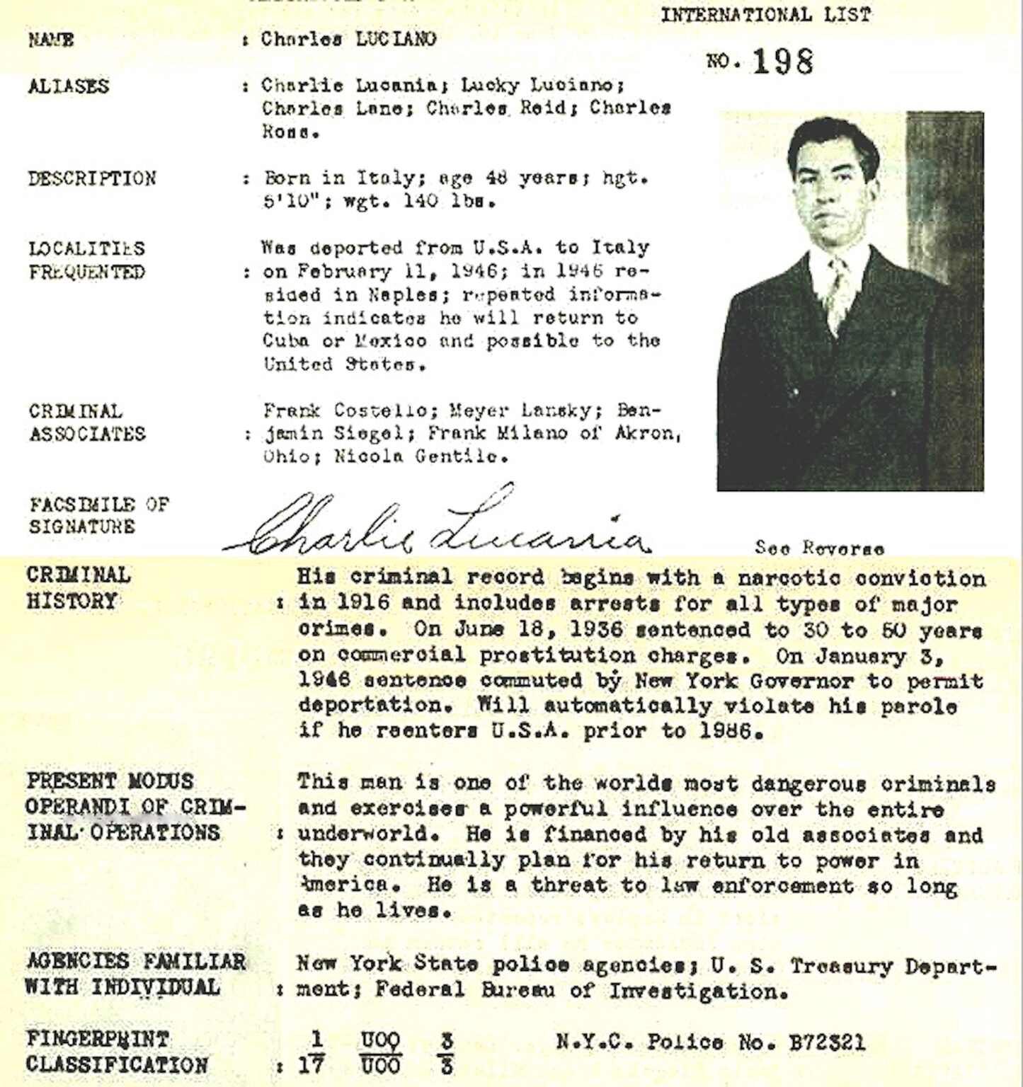 Bureau of Narcotics Commissioner Harry Anslinger led America’s crusade ...